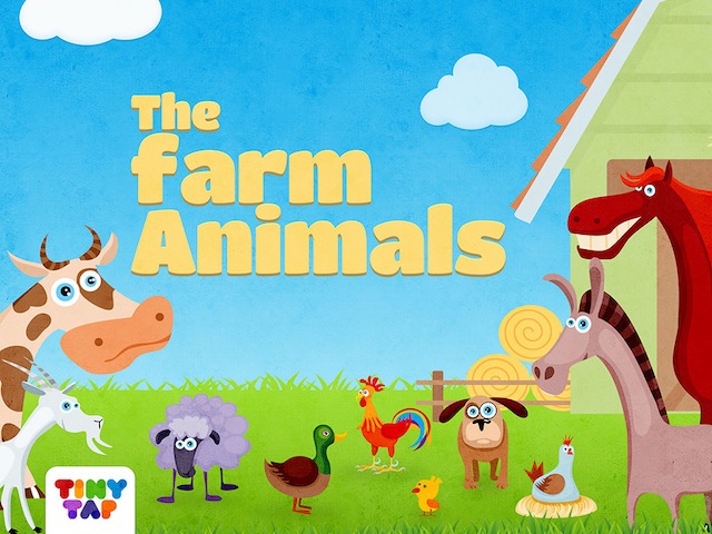 The Farm Animals - Real Animals Sounds! - TinyTap , The Blog!
