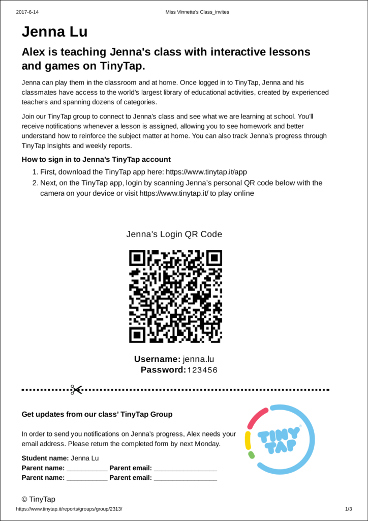 Student Sign In is Easier than Ever with QR Login - TinyTap , The Blog!
